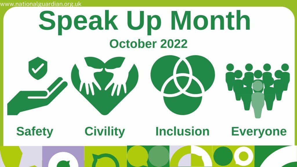 Speak Up Month 2022 Resources - National Guardian's Office
