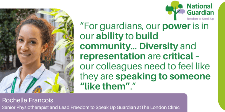 Building a Freedom to Speak Up community - National Guardian's Office
