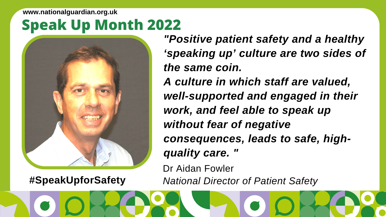 Patient safety is important, but it doesn’t happen on its own ...