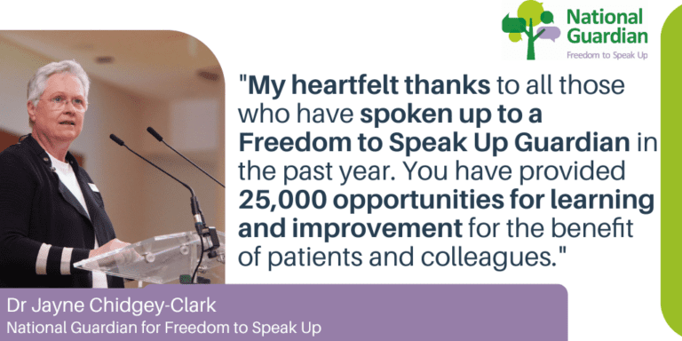 Highest numbers of speaking up cases raised with Freedom to Speak Up ...