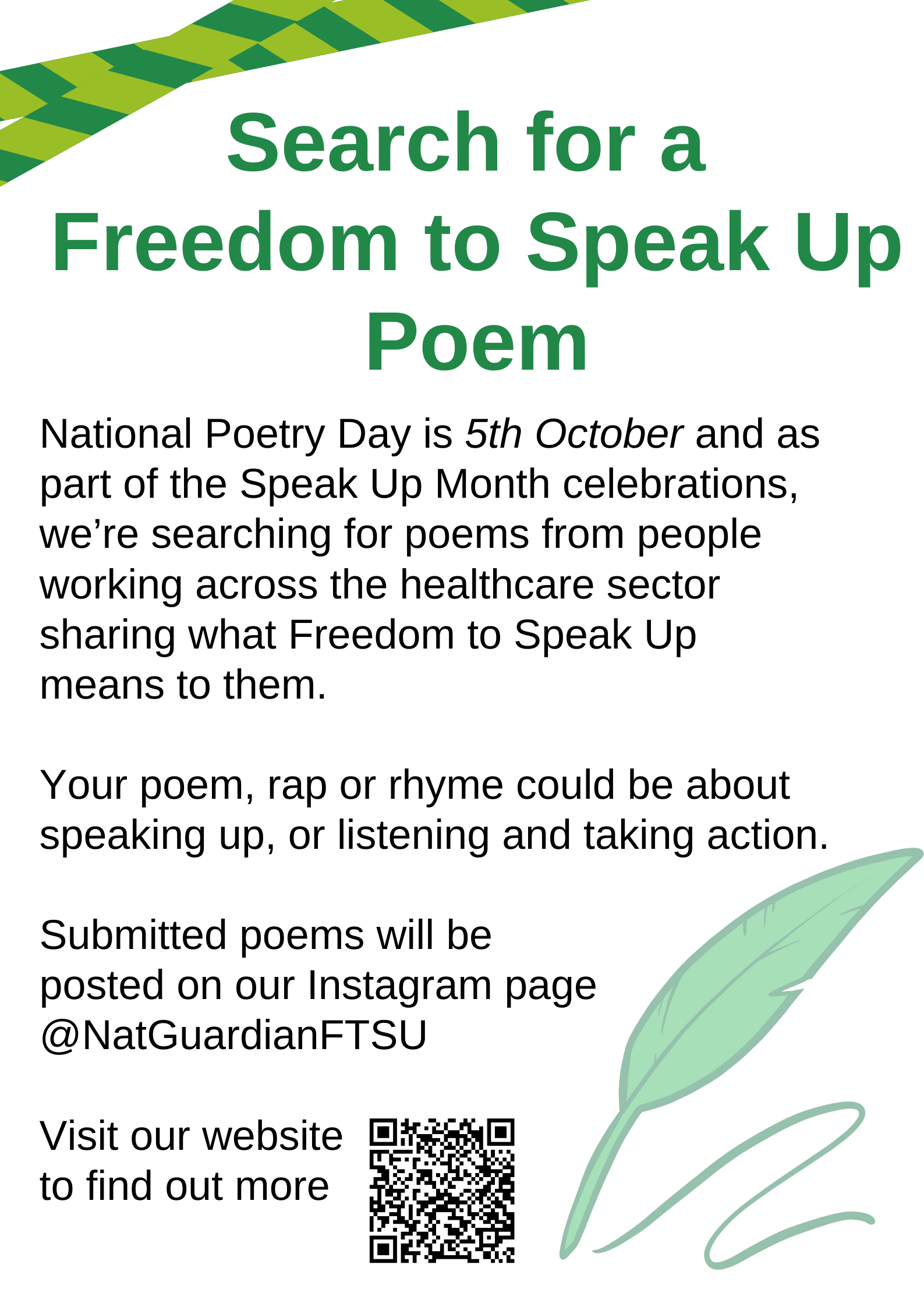 Speak Up Month 2023 - National Guardian's Office